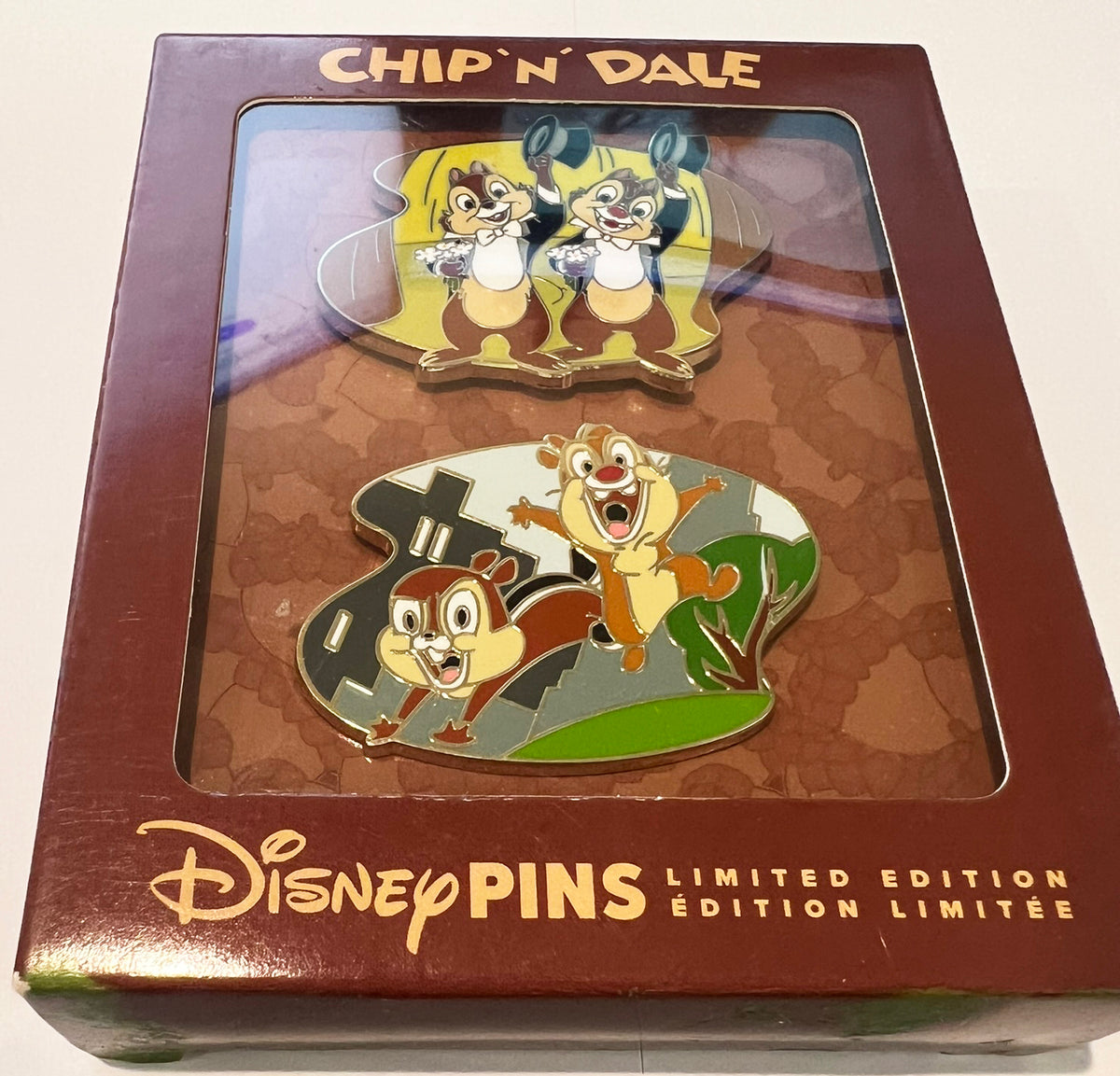 Chip and Dale Then and Now 80th Anniversary Boxed Set Disney Pin O01 ...