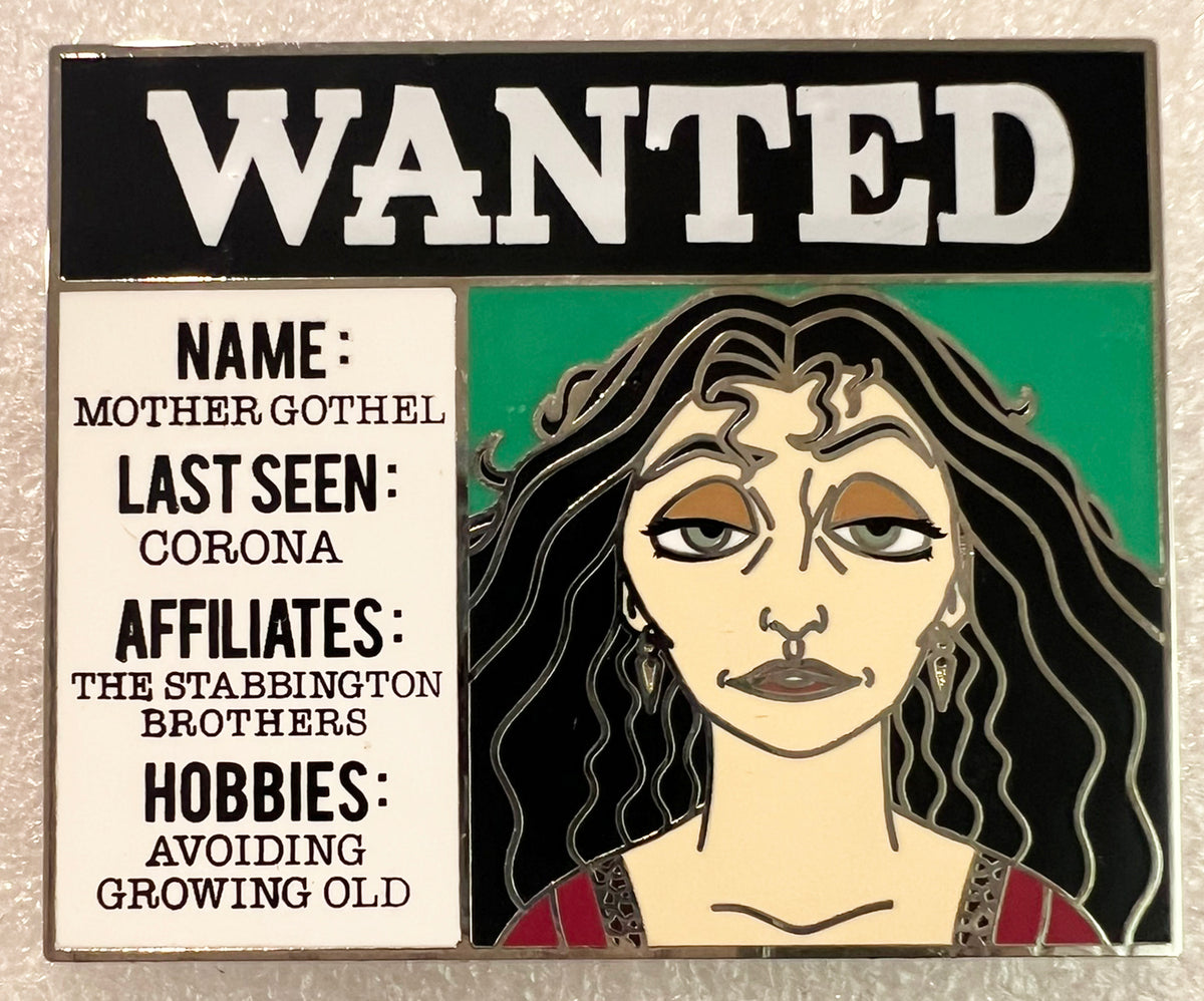 Mother Gothel Wanted Poster Rapunzel LE 500 Cast Disney Pin L04 – Pins ...