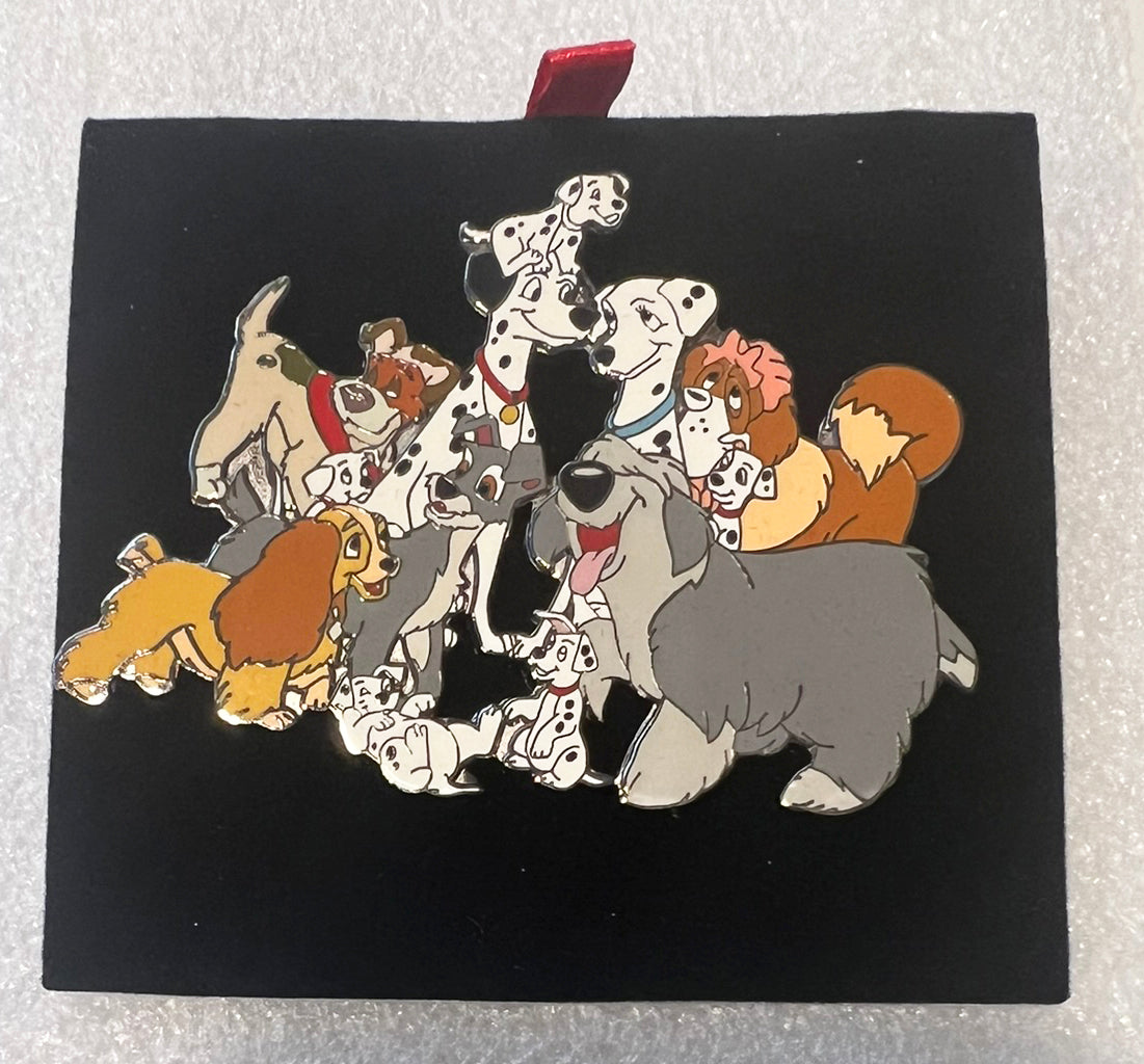 101 Dalmatians, Nana, Max, Lady & the Tramp Dogs Jumbo Boxed Disney Pi ...