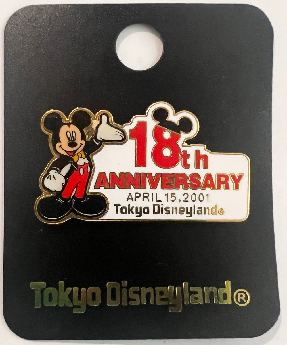 Mickey Mouse 18th Anniversary Tokyo Disneyland 2001 TDR Japan Disney P ...